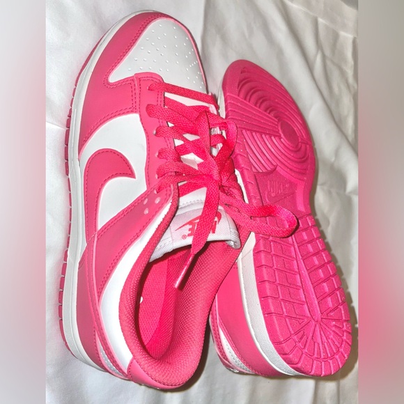 Nike | Shoes | Coral Pink Low Top Nike Dunks | Poshmark